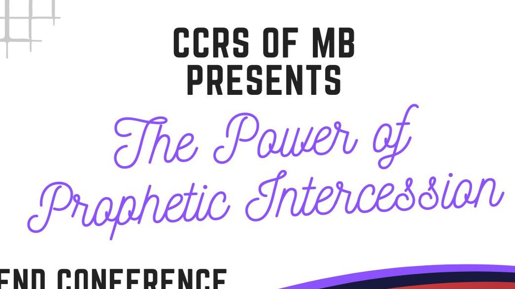 The Power of Prophetic Intercession - Weekend Conference with Cyril ...