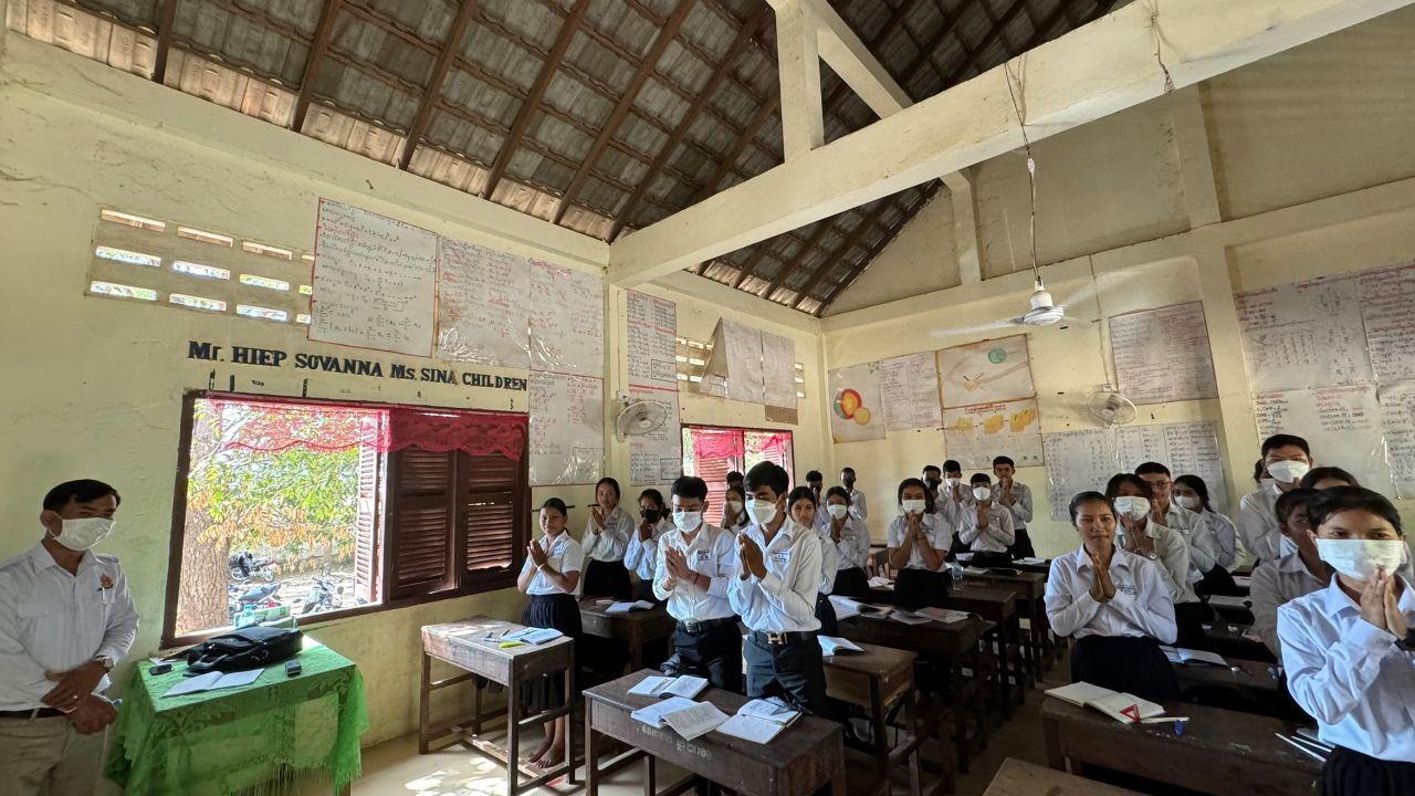 Donate to underserved high schools in rural Southeast Asia