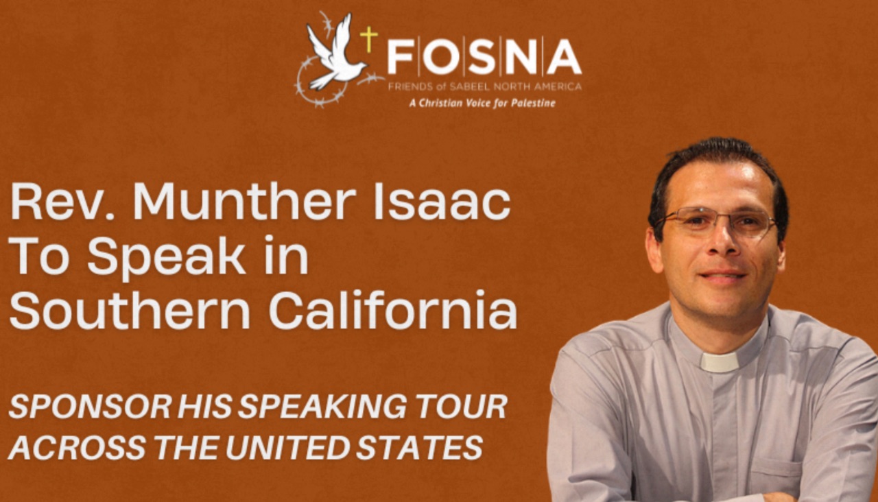 Southern California: Sponsor Rev. Munther Isaac's US Speaking Tour