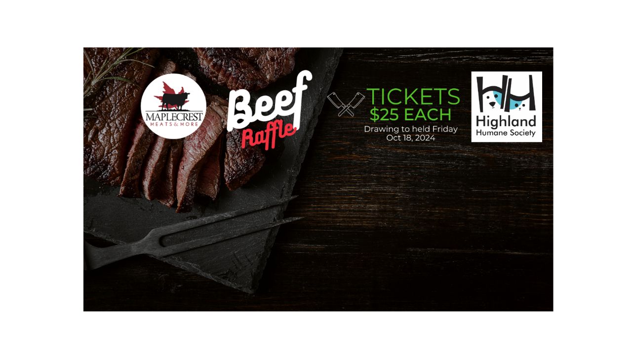 Annual Beef raffle 2024