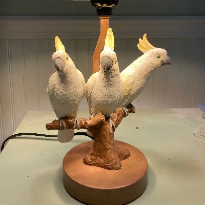 Cockatoo Trio Lamp Raffle