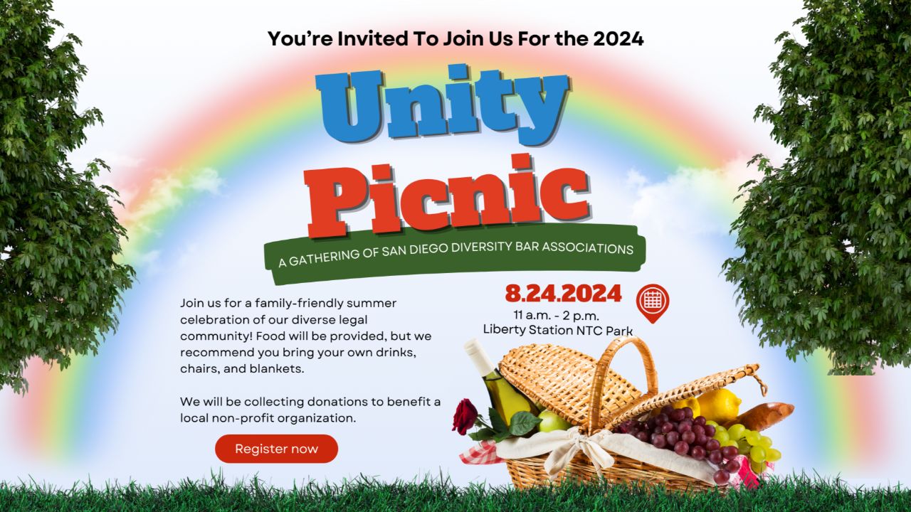 2024 Unity Picnic - A Gathering of San Diego Diverse Bar Associations