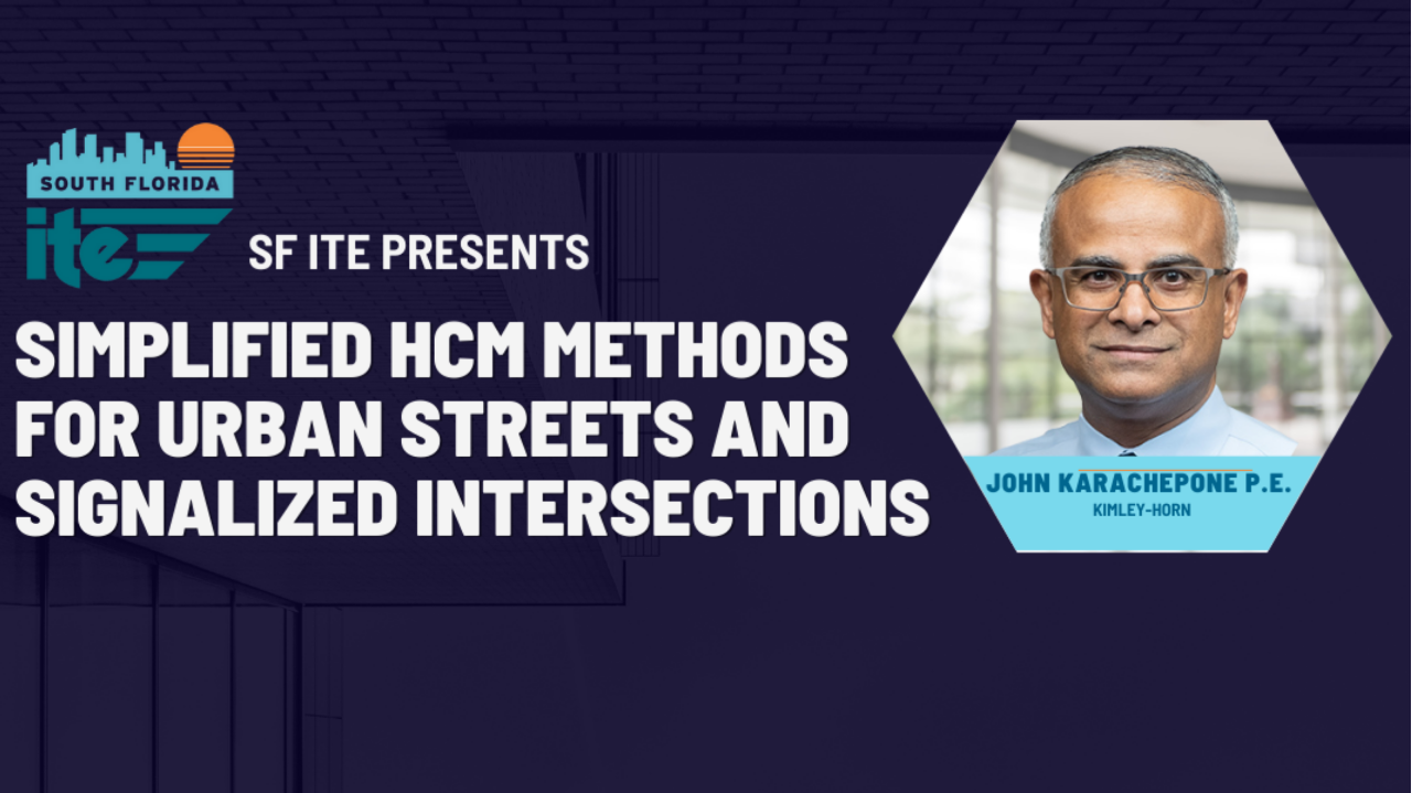 Simplified HCM Methods for Urban Streets and Signalized Intersections