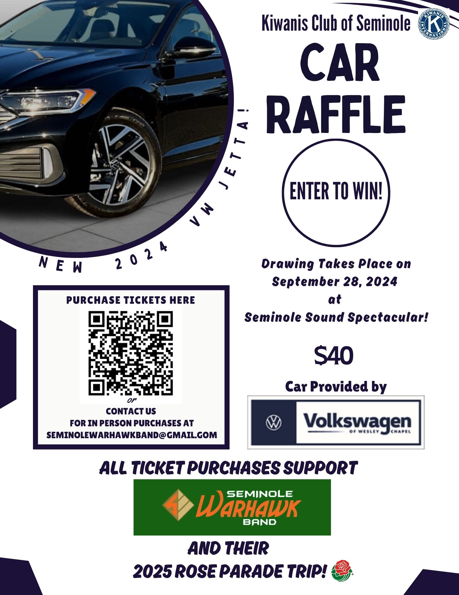 Kiwanis Club of Seminole Car Raffle