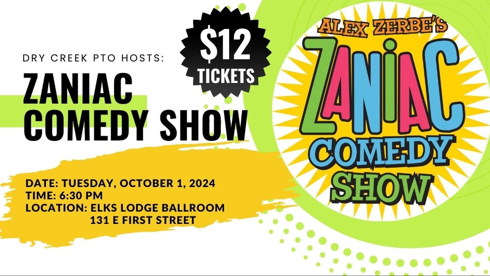 Alex Zerbe's Zaniac Comedy Show
