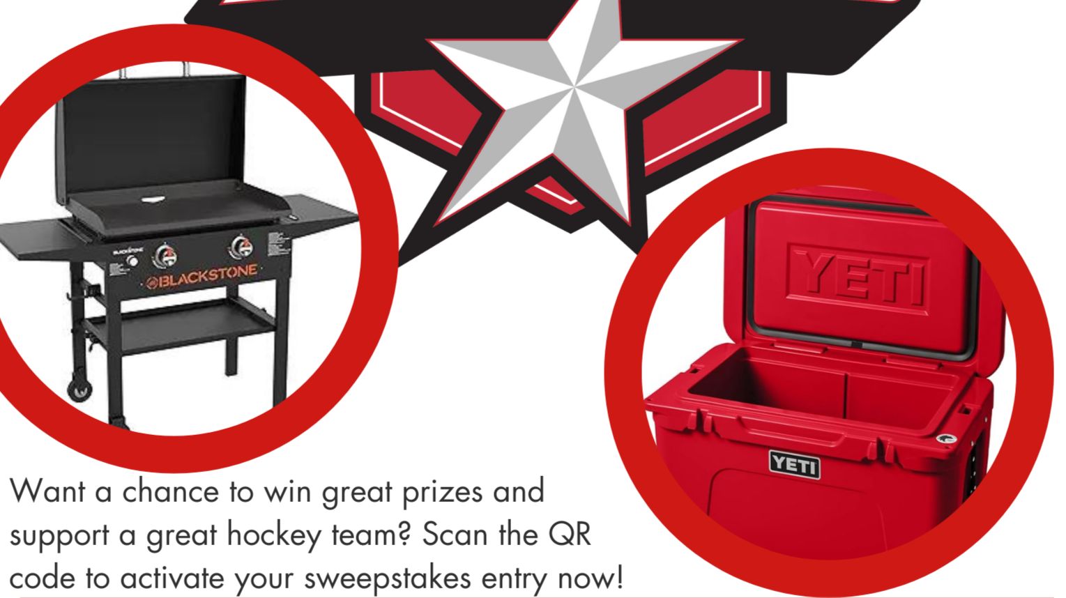 Pittsburgh Stars U13 White Blackstone/Yeti Raffle