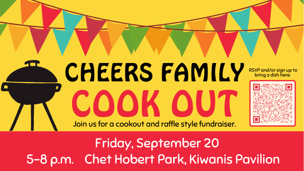 Raffle 2nd Annual CHEERS Family Cookout 9/24