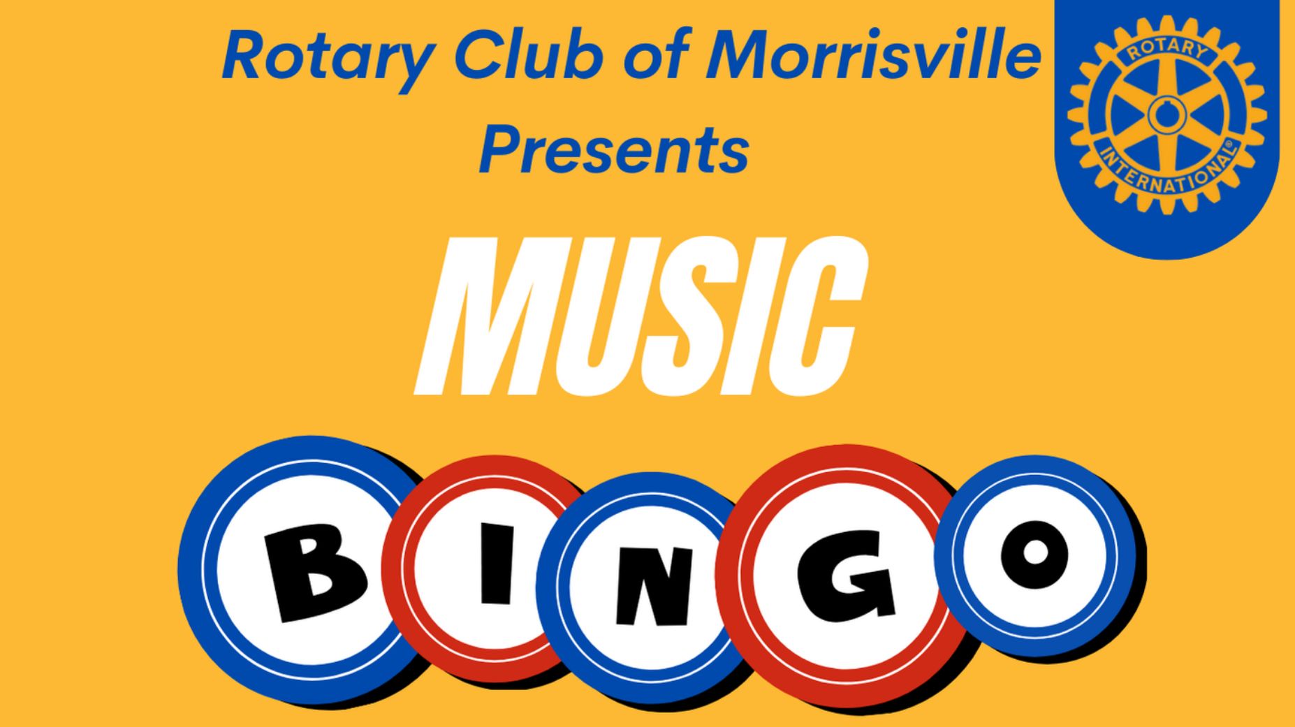 Rotary Club of Morrisville Music Bingo Night Fundraiser 2024