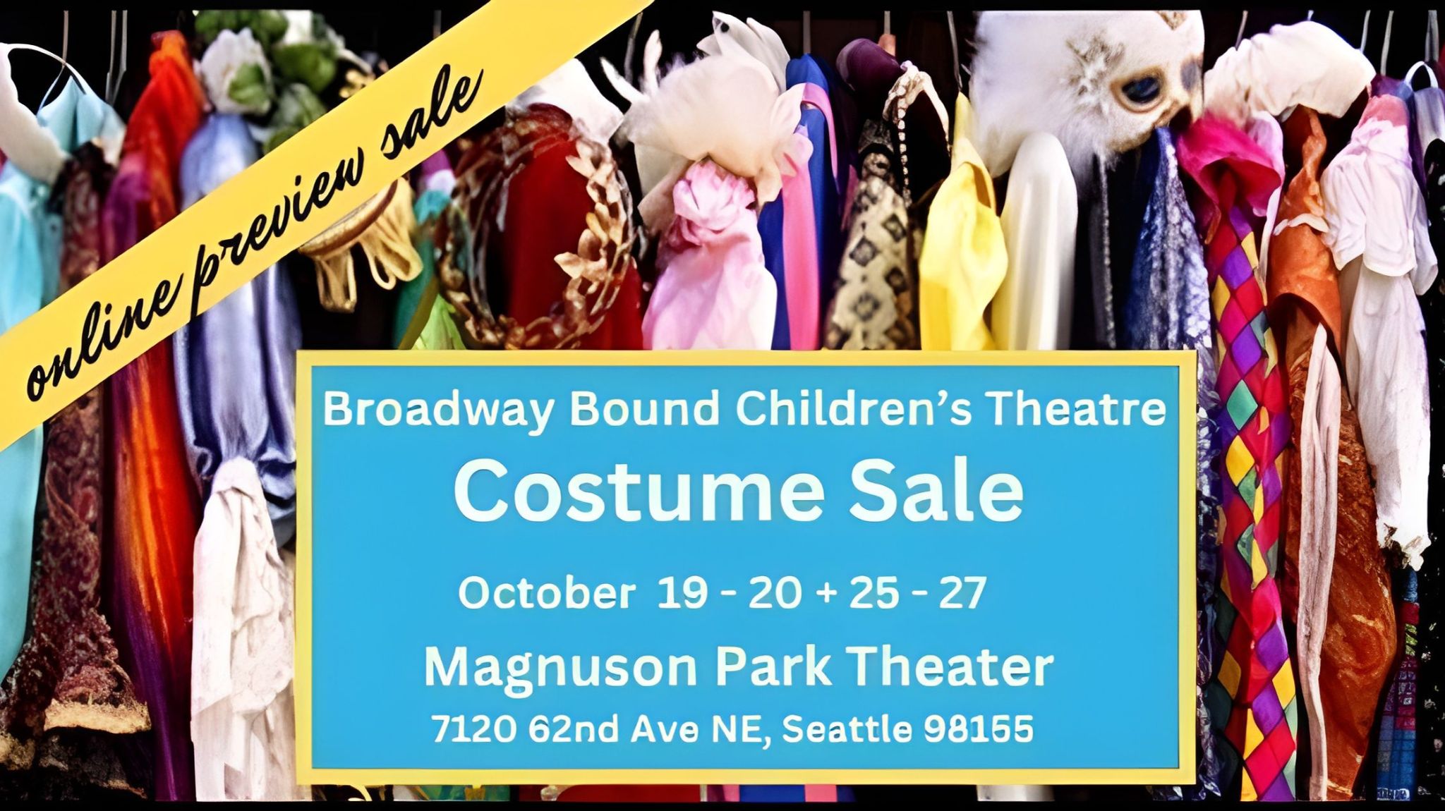 Costume Sale Fundraiser