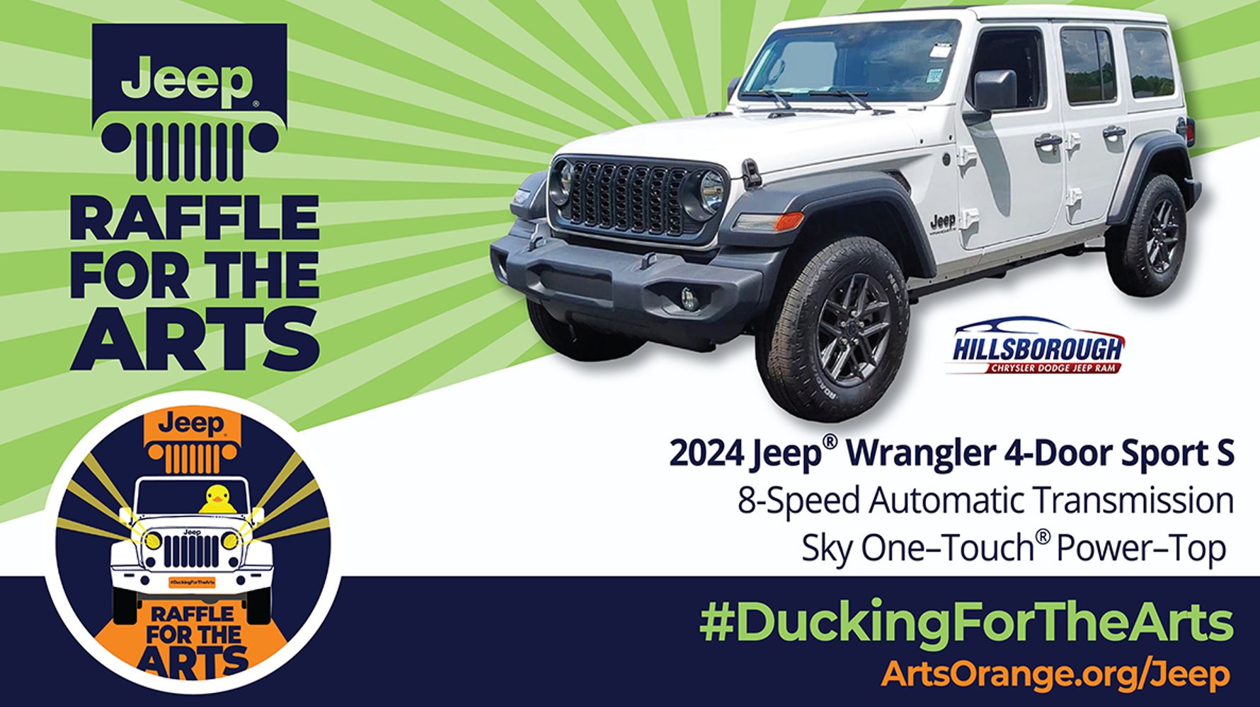 Jeep's Raffle for the Arts