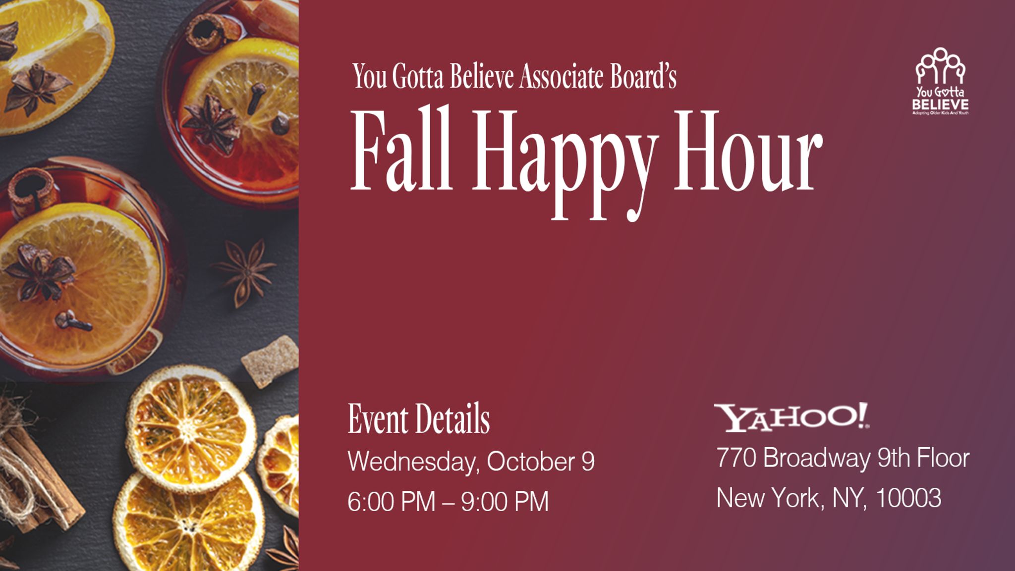 Raffle for YGB Associate Board's Fall Mixer!