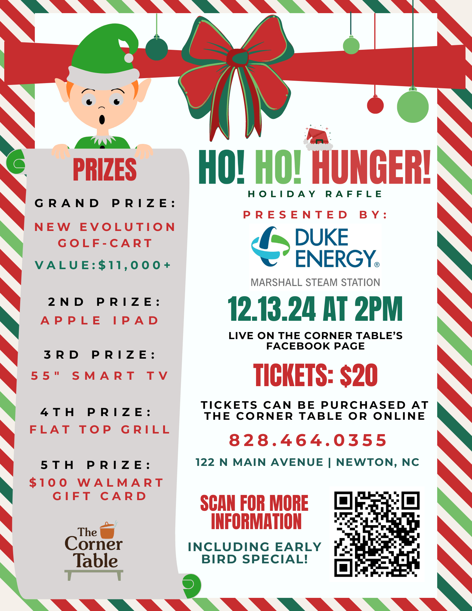 Ho! Ho! Hunger! Holiday Raffle 2024