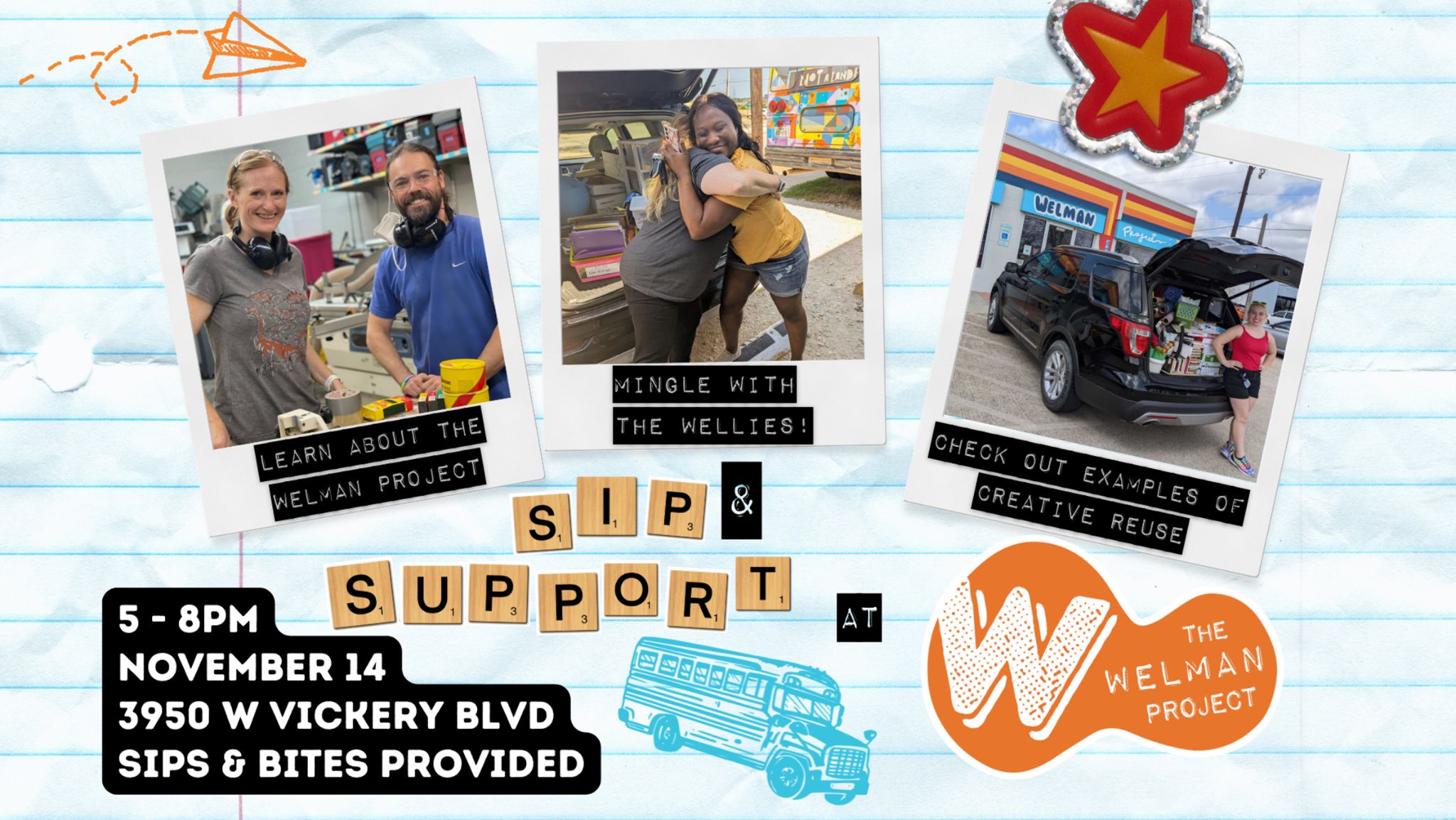 Sip & Support with The Welman Project