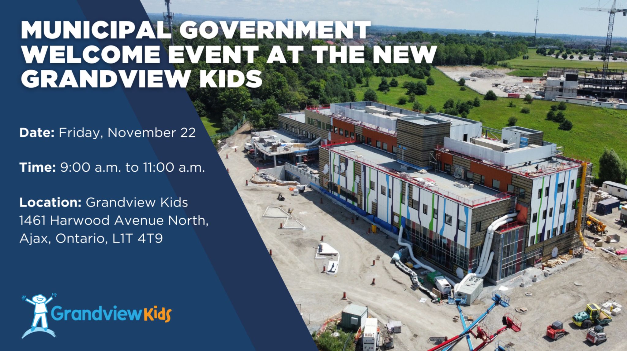 Municipal Government Welcome Event at the New Grandview Kids