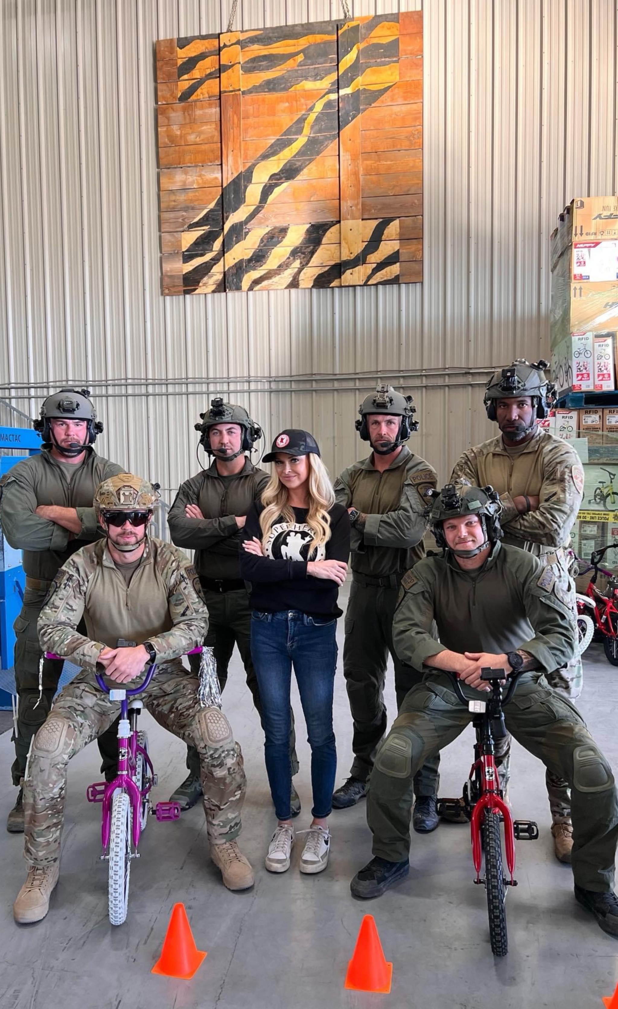 Annual Superheroes 4 Sully SWAT Team Tiny Bike Race