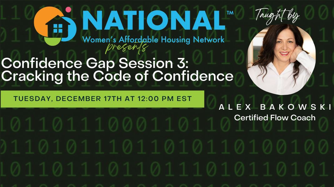 Session 3: Cracking the Code of Confidence with Alex Bakowski