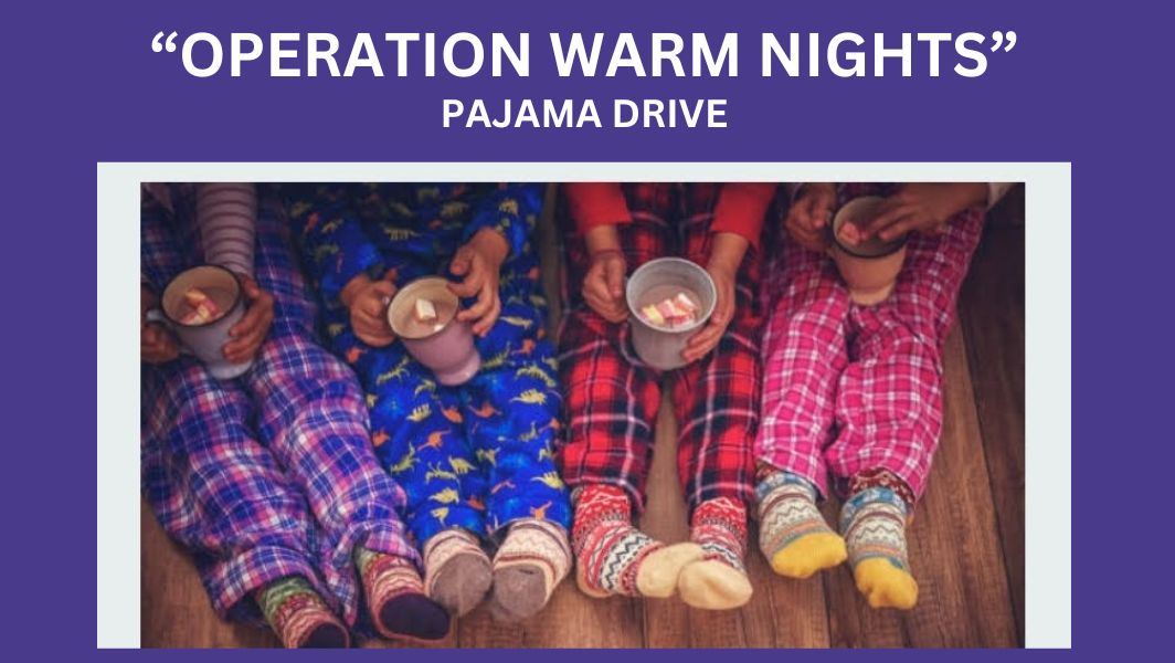 Operation warm nights Pajama Drive