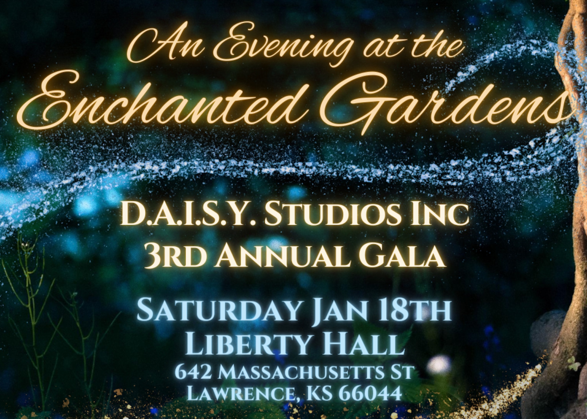 3rd Annual DAISY Studios: Enchanted Gardens Gala