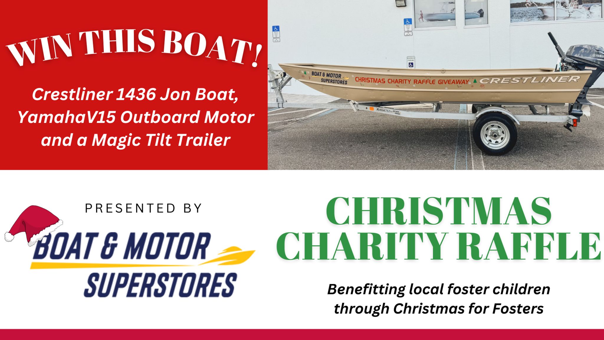 Christmas Charity Raffle by Boat & Motor Superstores