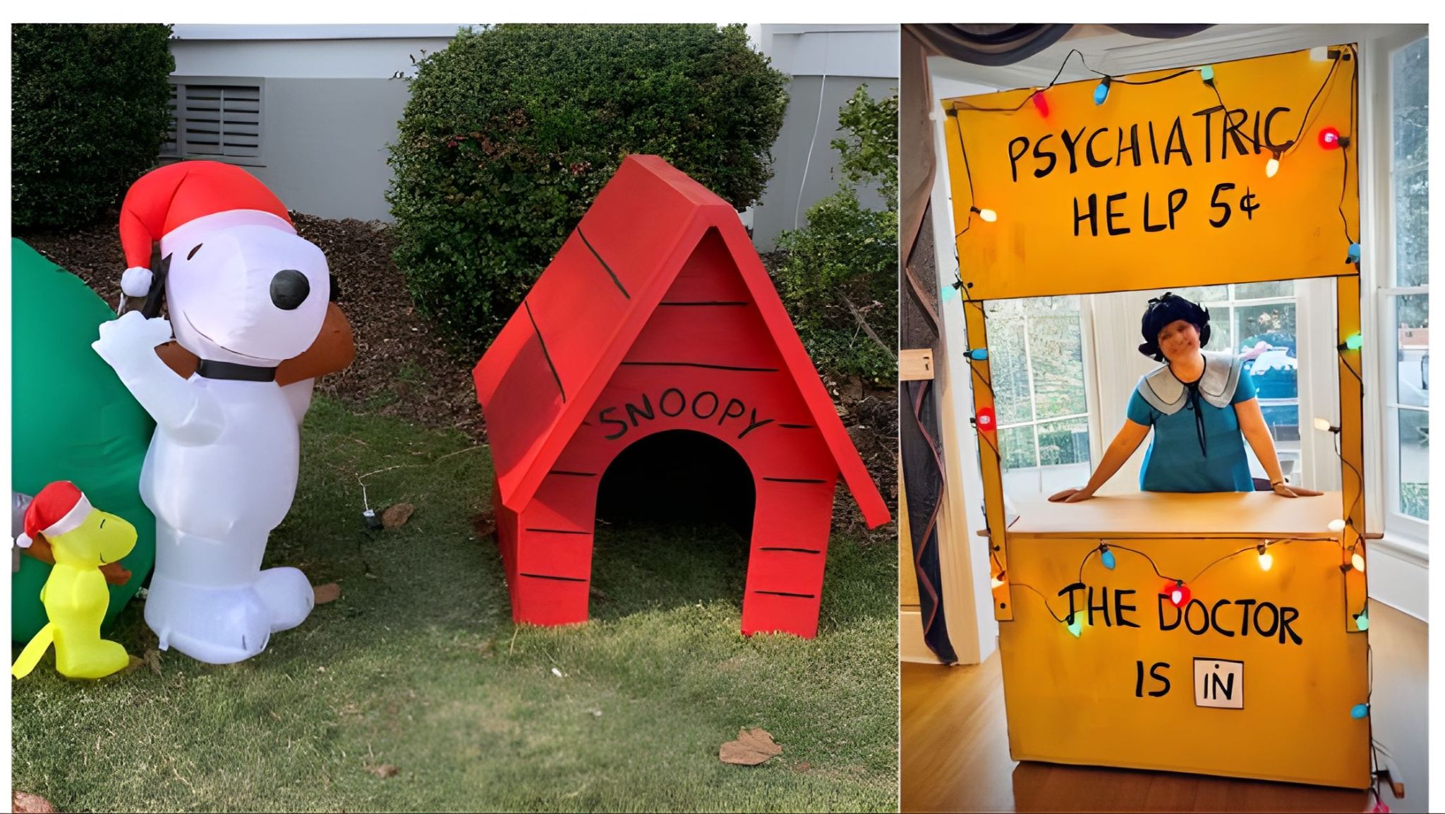 Win Snoopy's Dog House or Lucy's Psych Booth