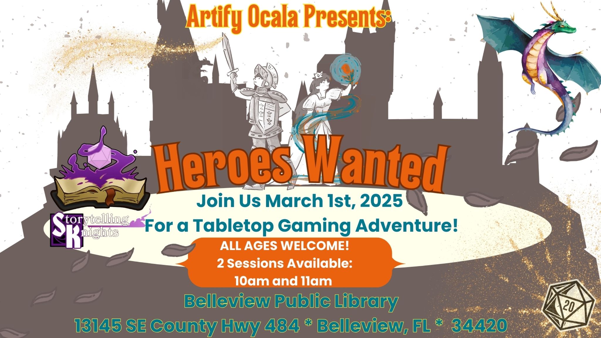 Heroes Wanted at Belleview Public Library (3/1/2025)
