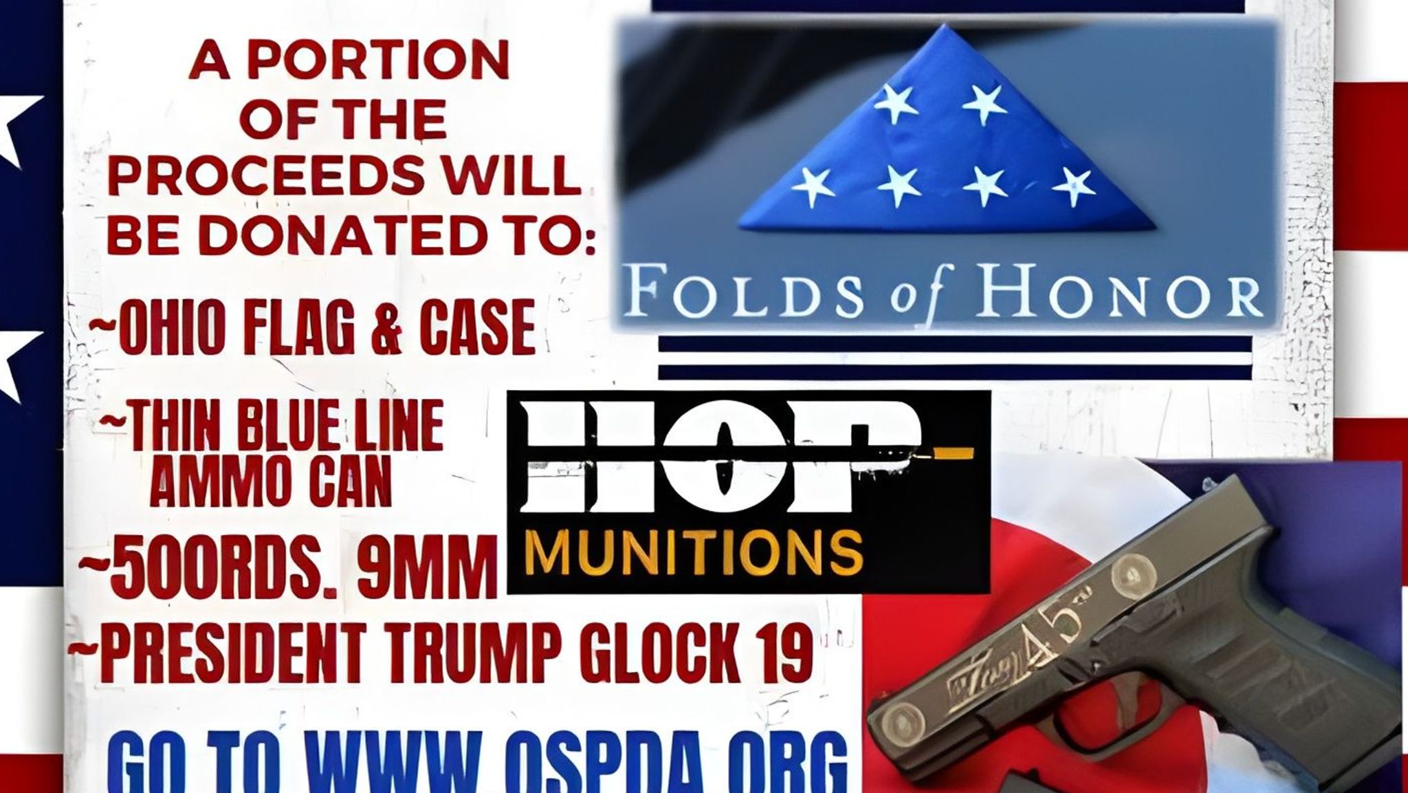 Ohio Small Police Department Association's Gun raffle 2024