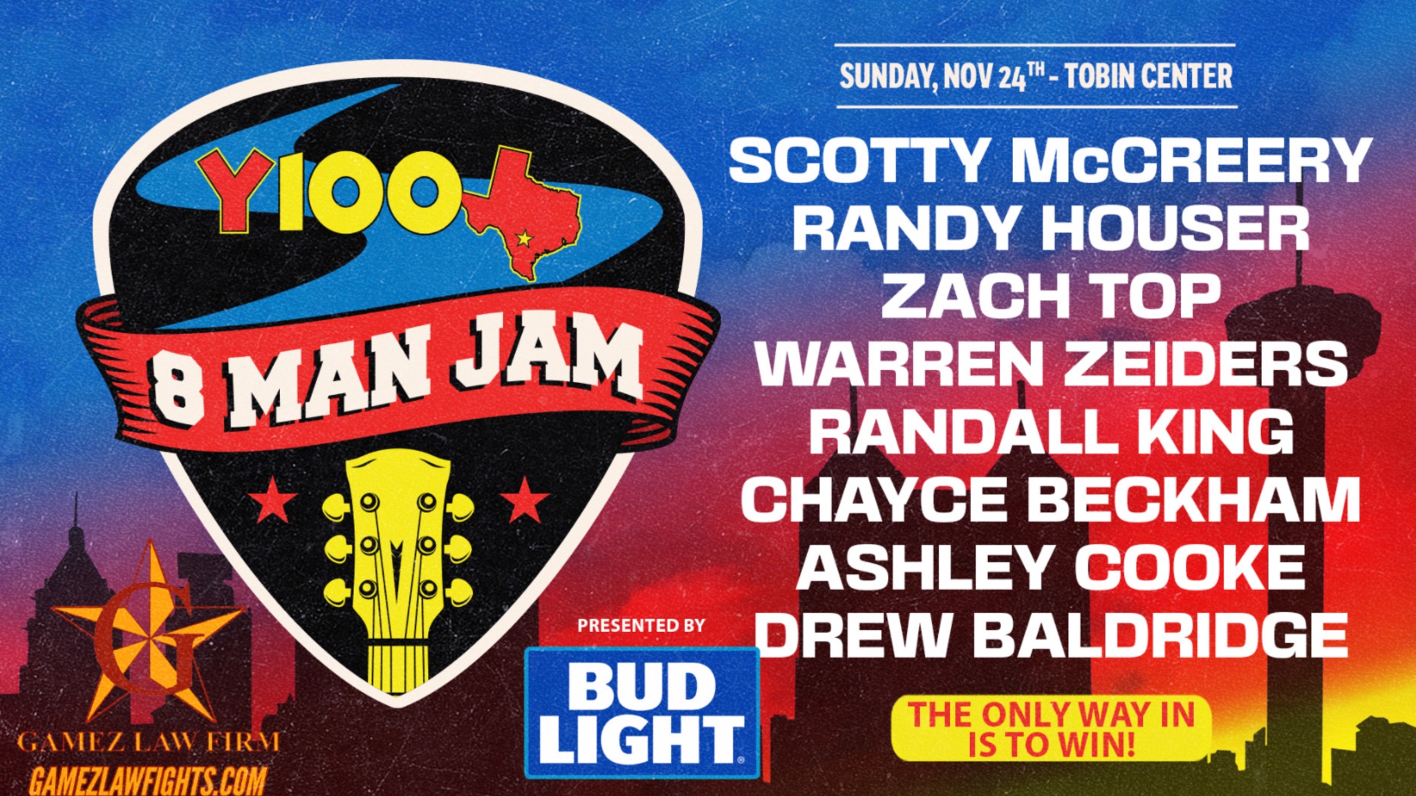 Y100 8 Man Jam Tickets PLUS Exclusive Artist Meet & Greet (RAFFLE)