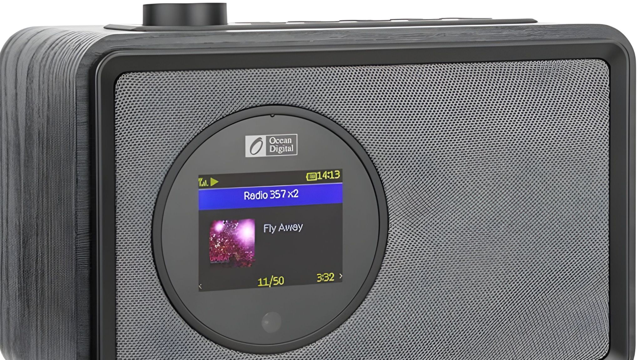 Ocean Digital WR-390 Wi-Fi Internet FM Radio Portable with Rechargeable Battery, 4 Preset ...