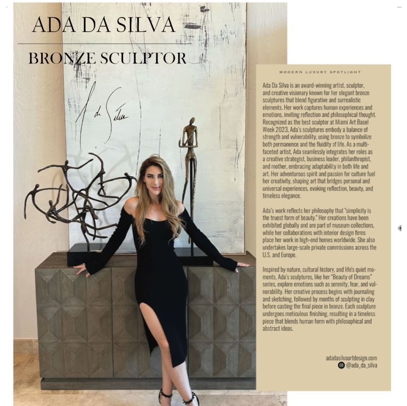 Ada Da Silva Art for Change: Timeless Bronze Sculptures for a Cause