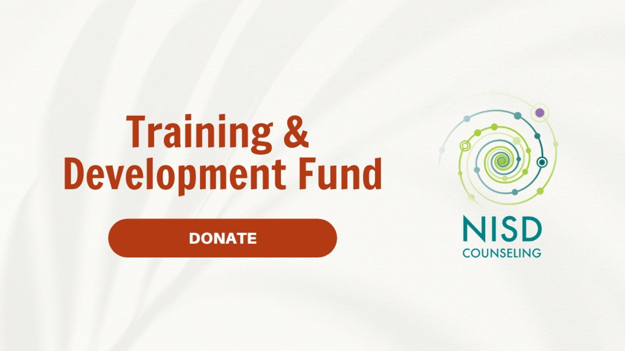 Donate to our Training & Development Fund