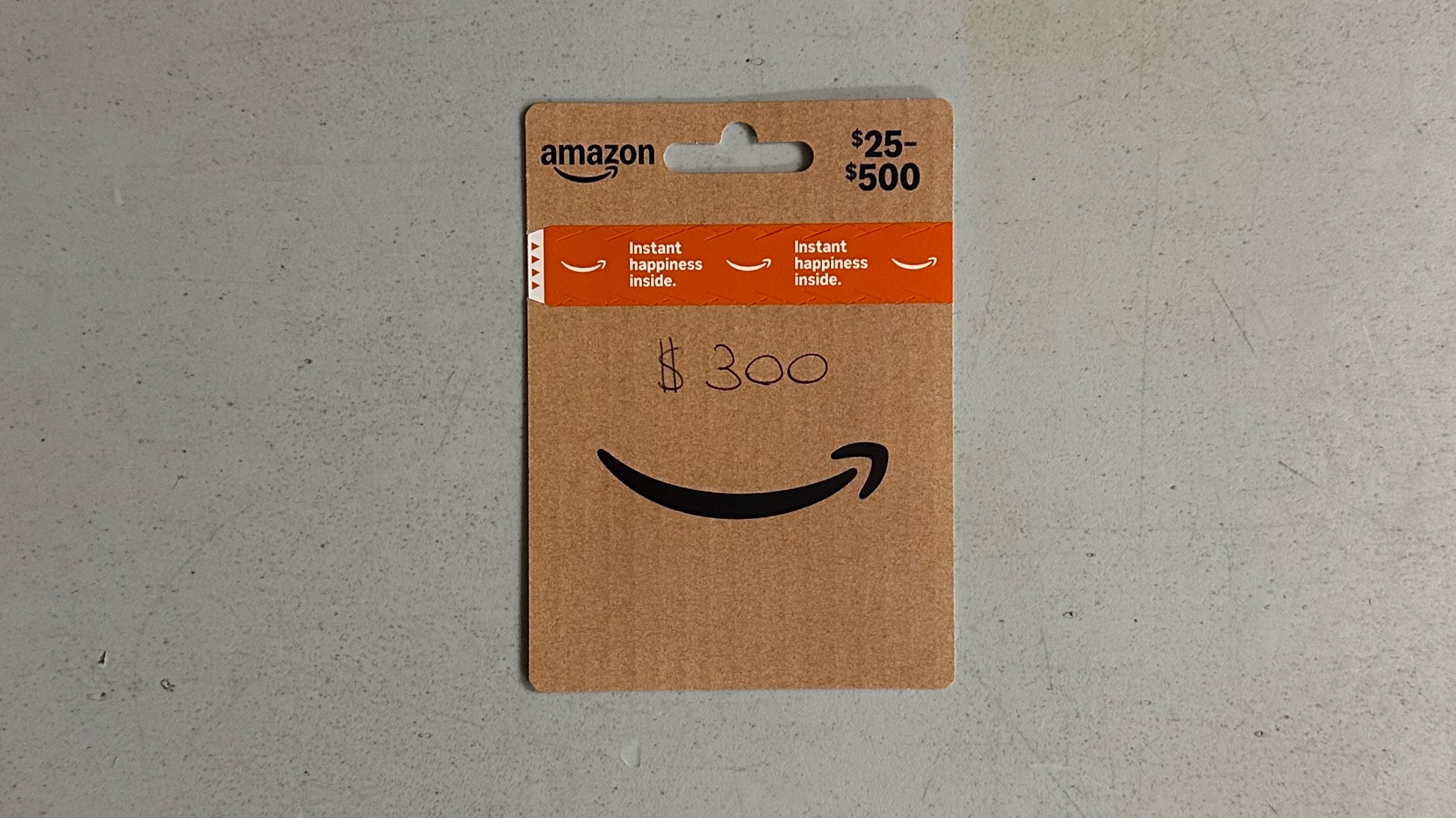 Item #35 - $300 Amazon Gift Card
