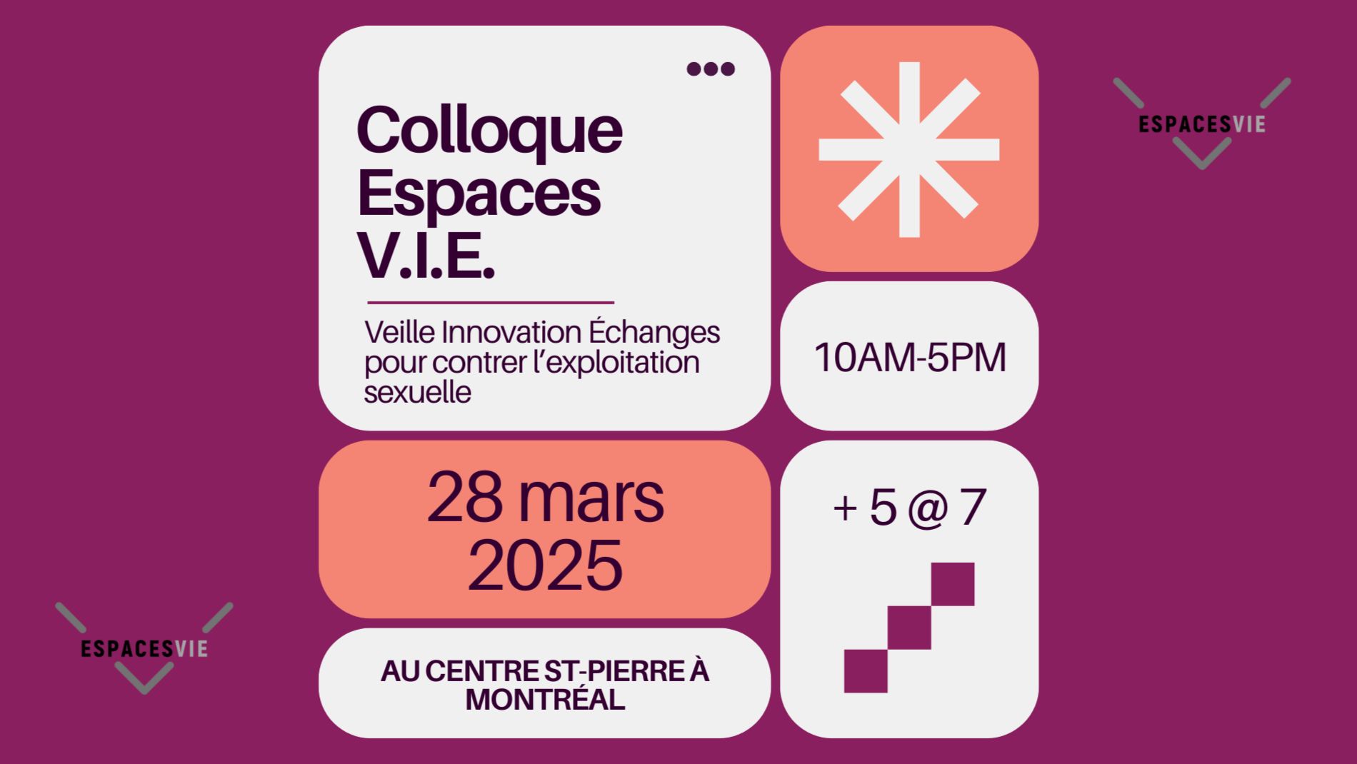 Colloque des Espaces V.I.E. 2025