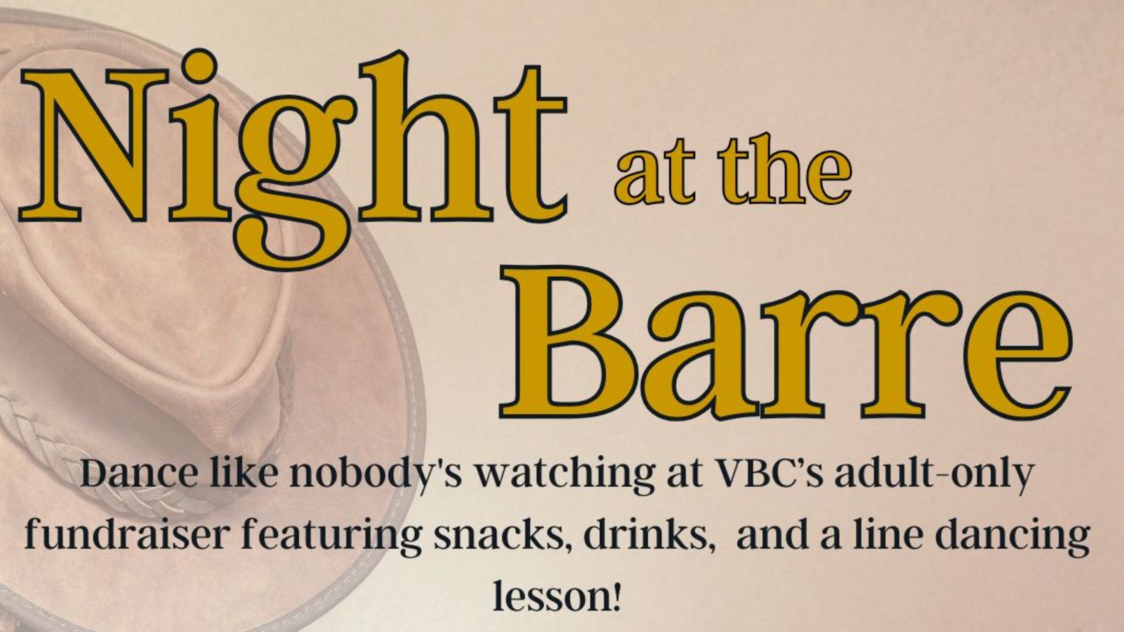 Night at the Barre- Line Dancing