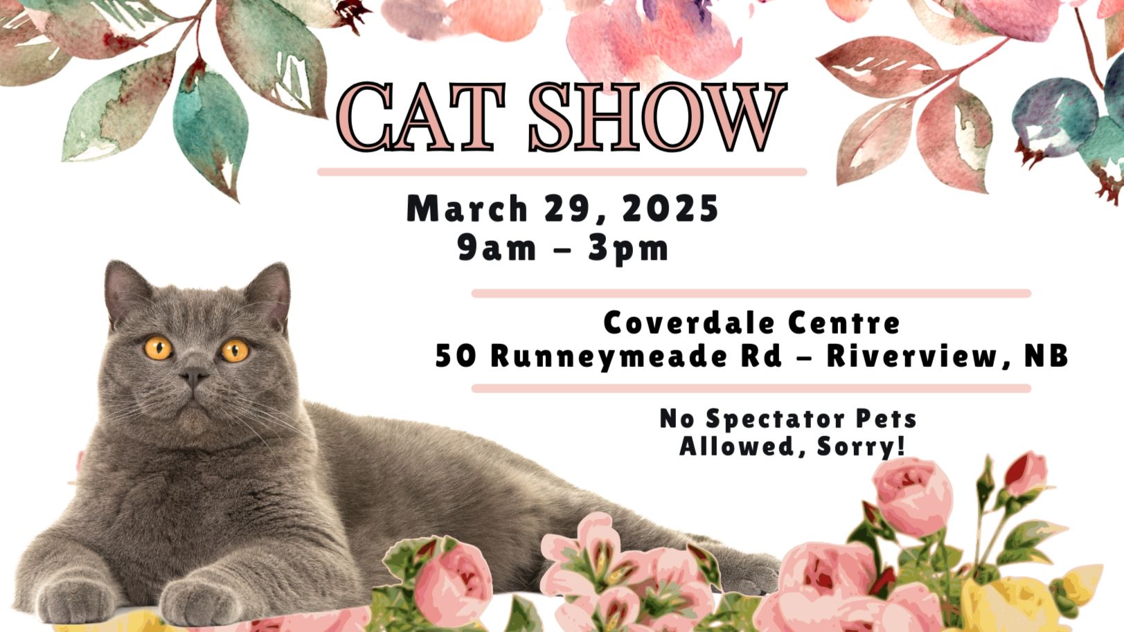 Fundy Fanciers Cat Show