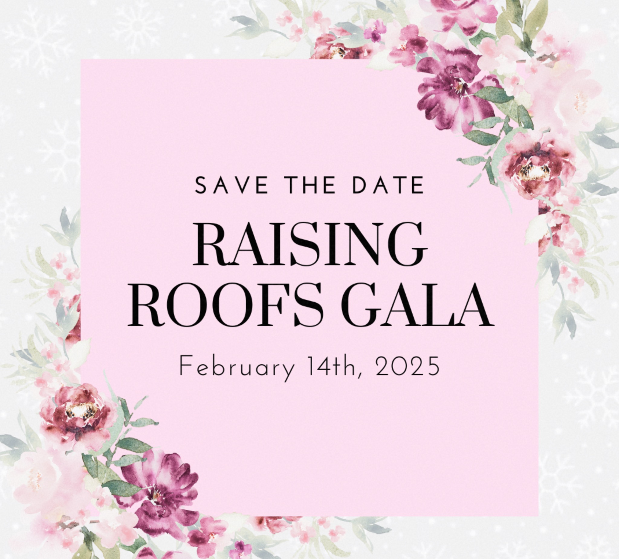 13th Annual SOS Raising Roofs Gala (see seating chart in "Details")