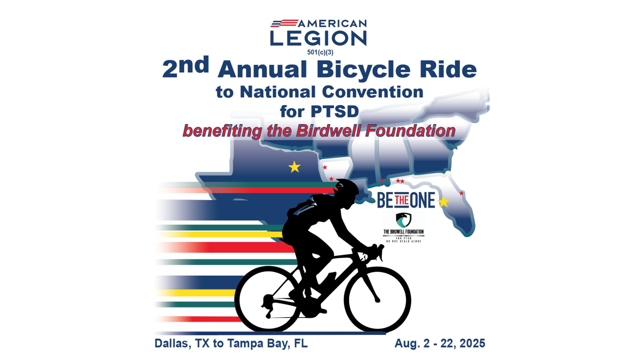 2nd Annual Bicycle Ride to National Convention. Donate to make a difference!