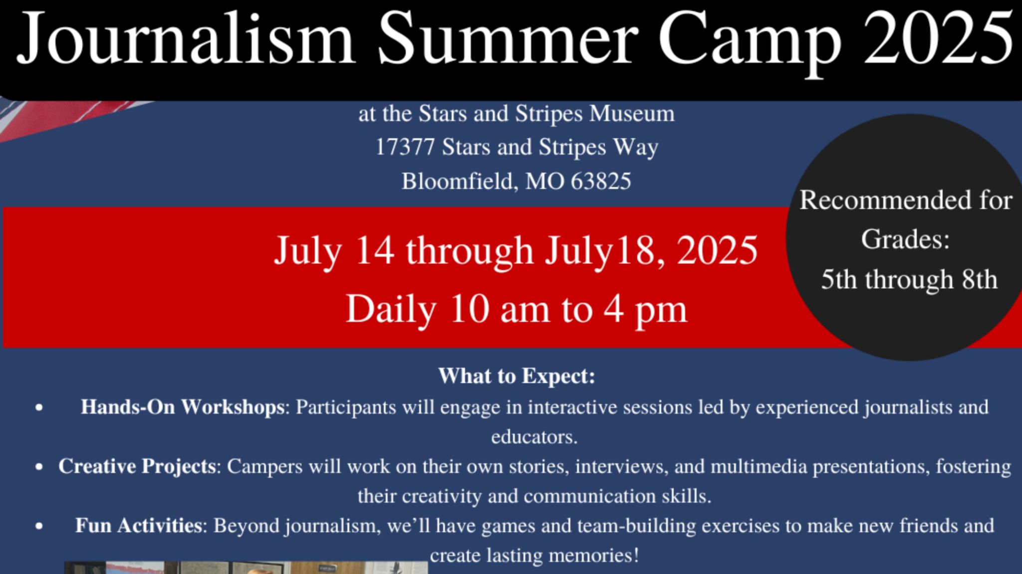 2025 Journalism Summer Camp