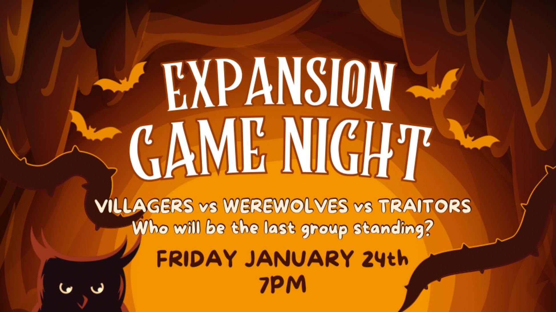 MONSTER MYSTERY GAME NIGHT: Villagers VS Werewolves VS Traitors