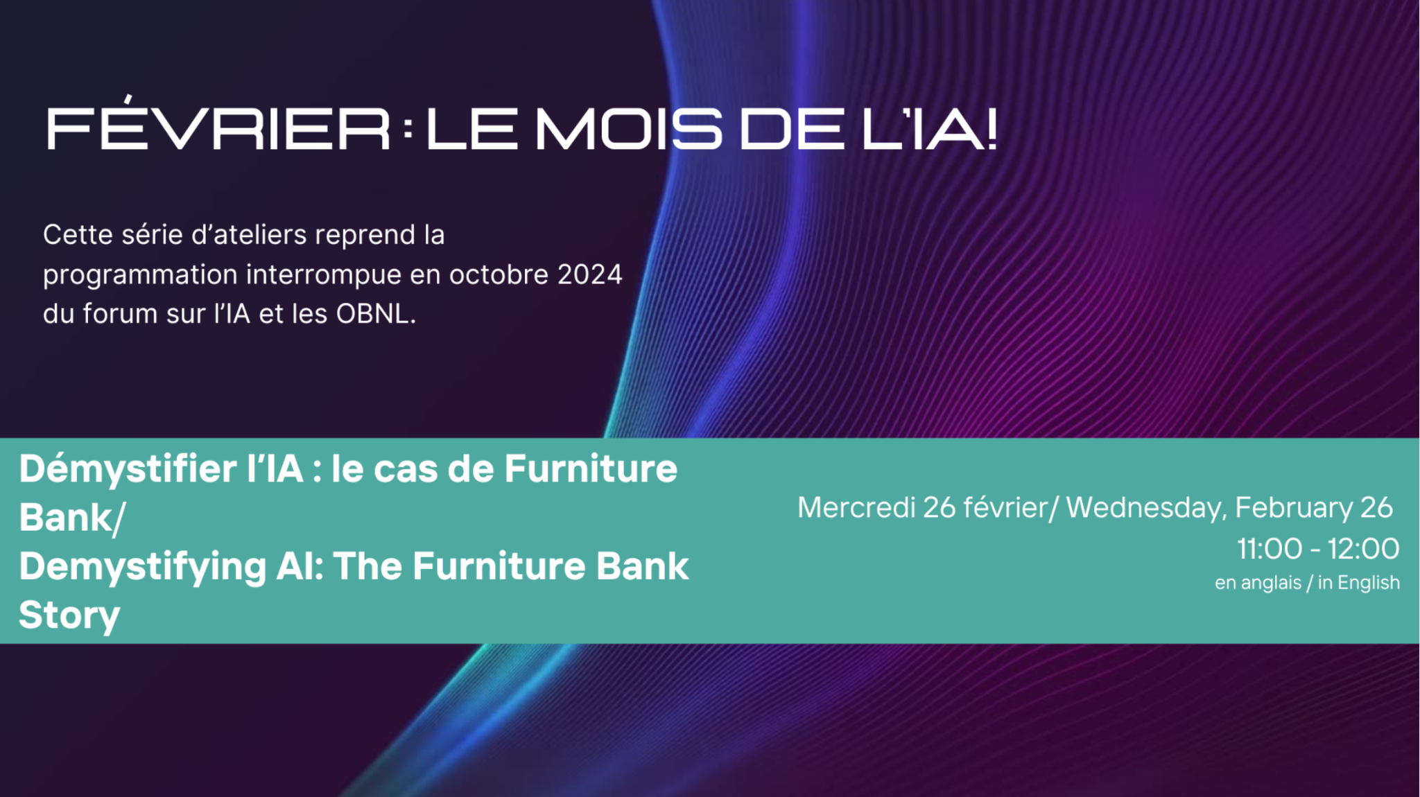 Démystifier l’IA : le cas de Furniture Bank/ Demystifying AI: The ...