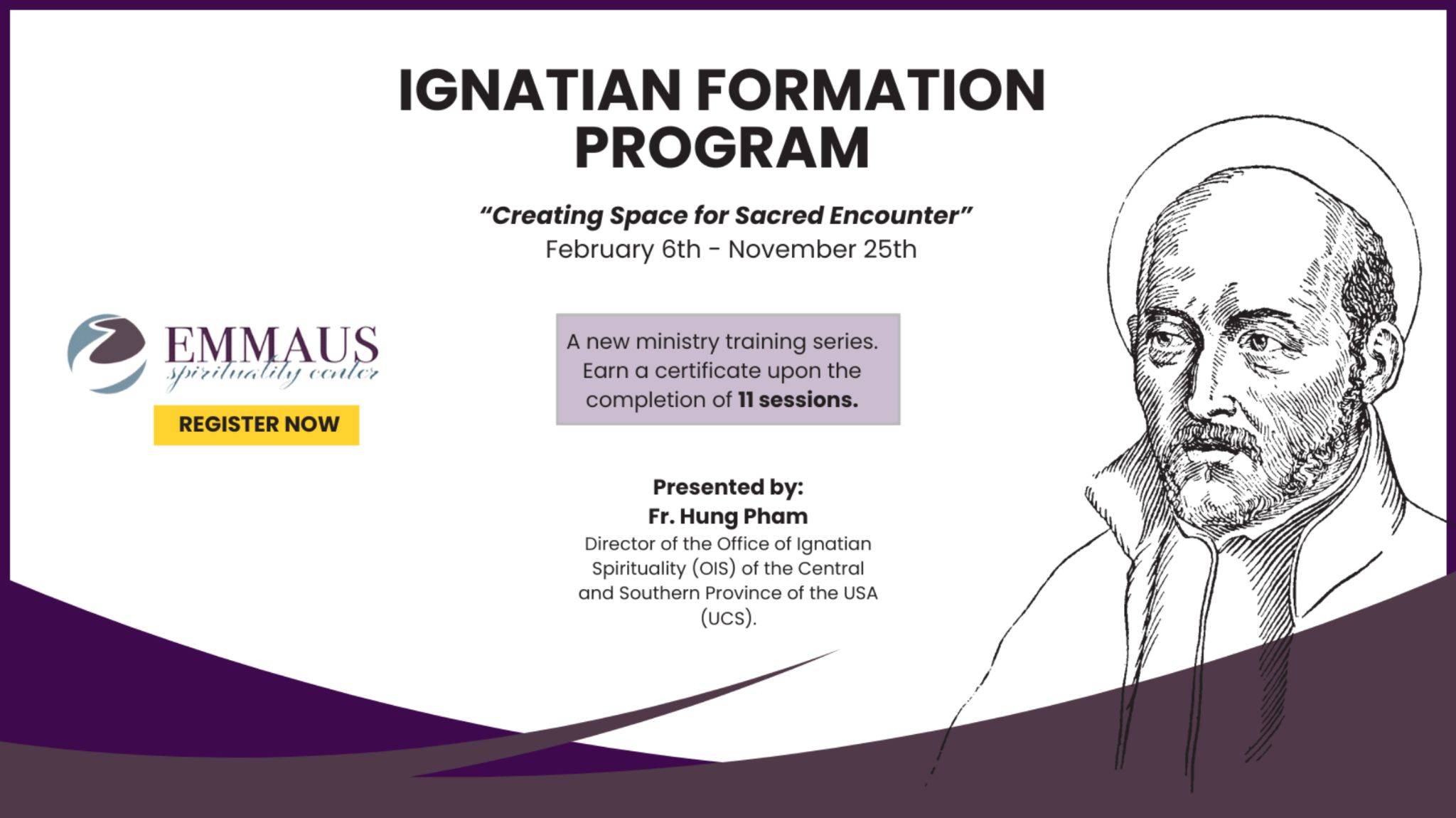 Ignatian Formation Program: "Creating Space for Sacred Encounter"
