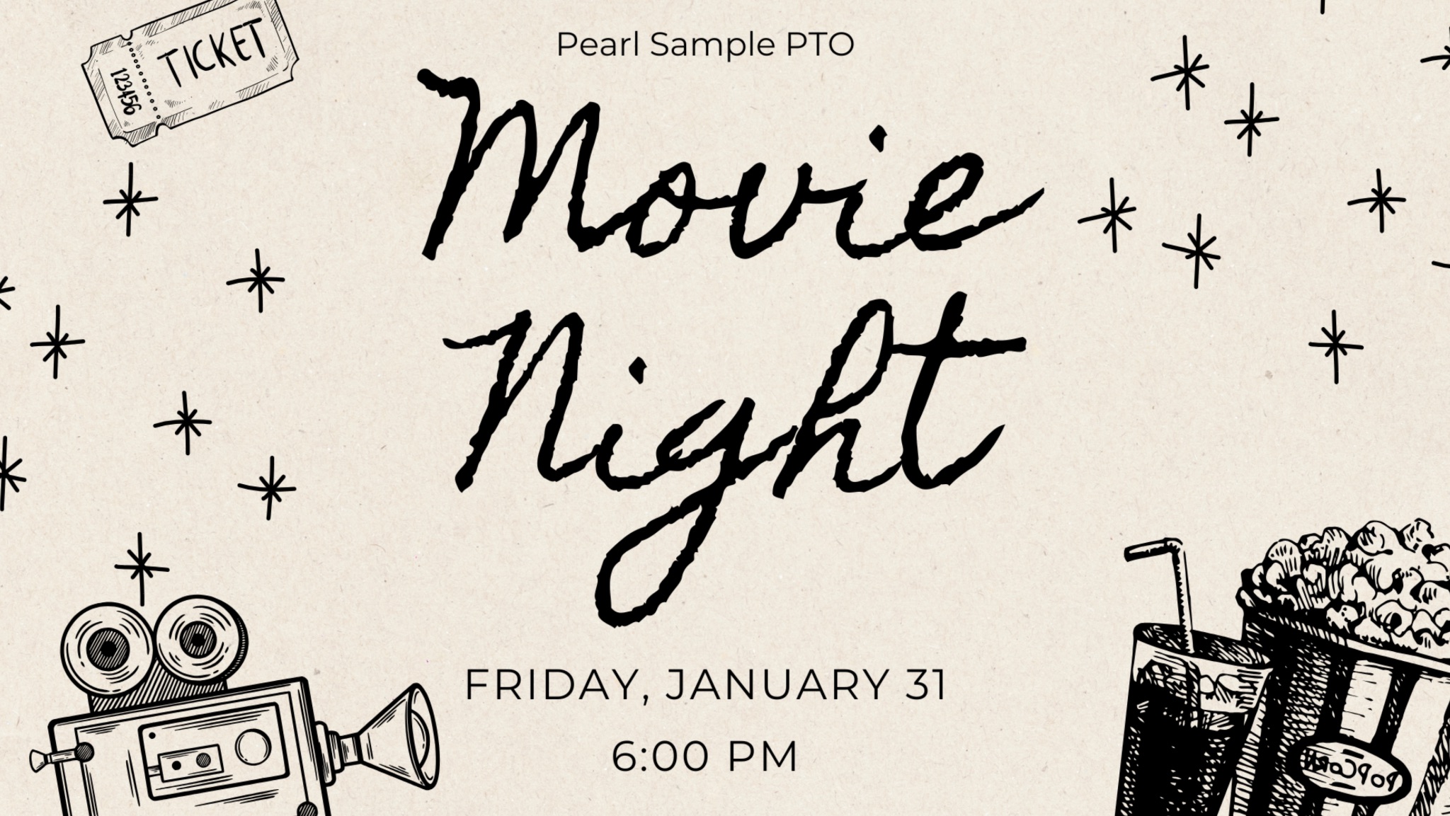 Pearl Sample PTO Movie Night