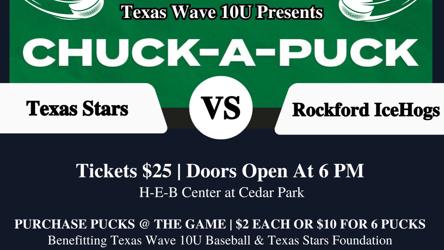 Texas Wave 10U 2025 Chuck-A-Puck