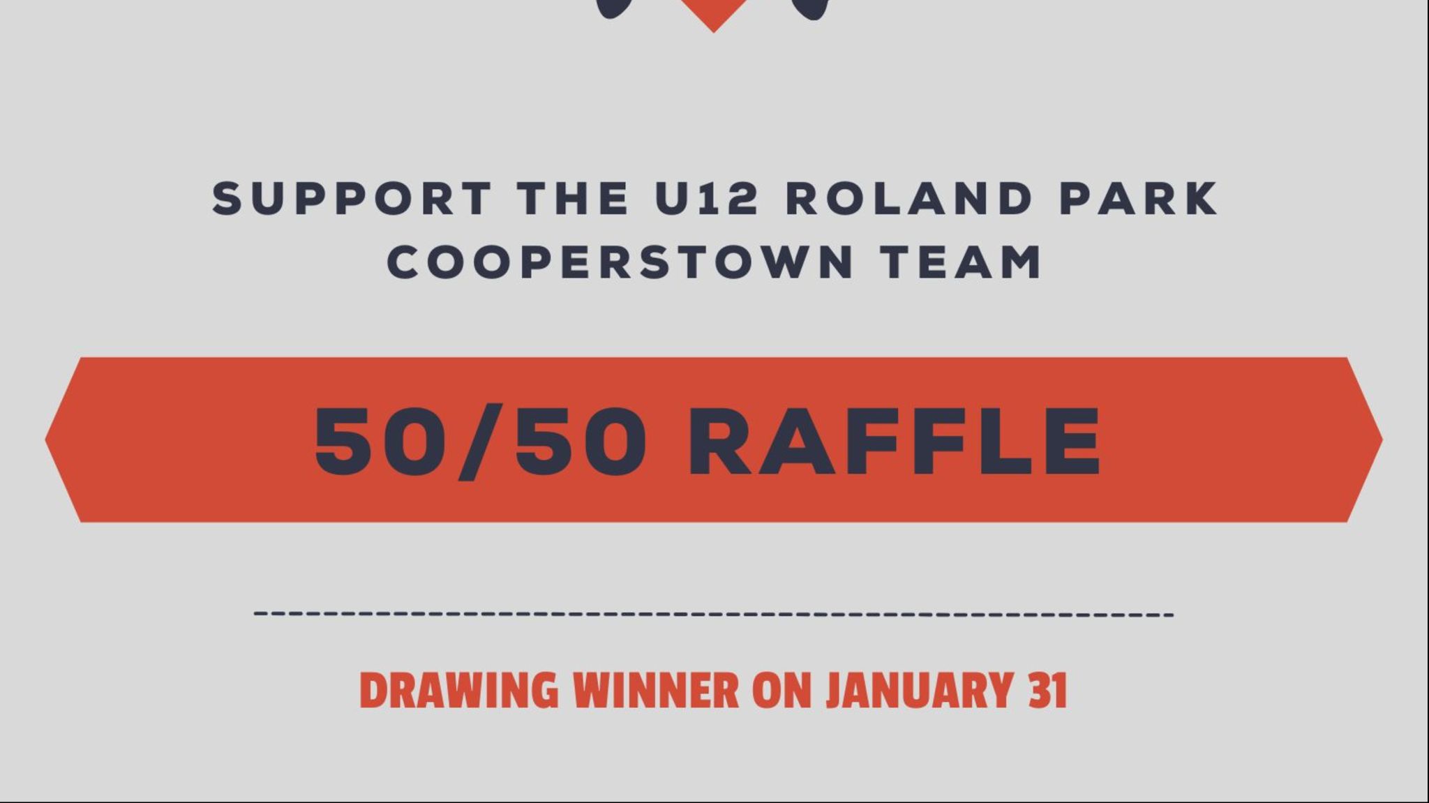 Roland Park12U Rangers's annual raffle 2025