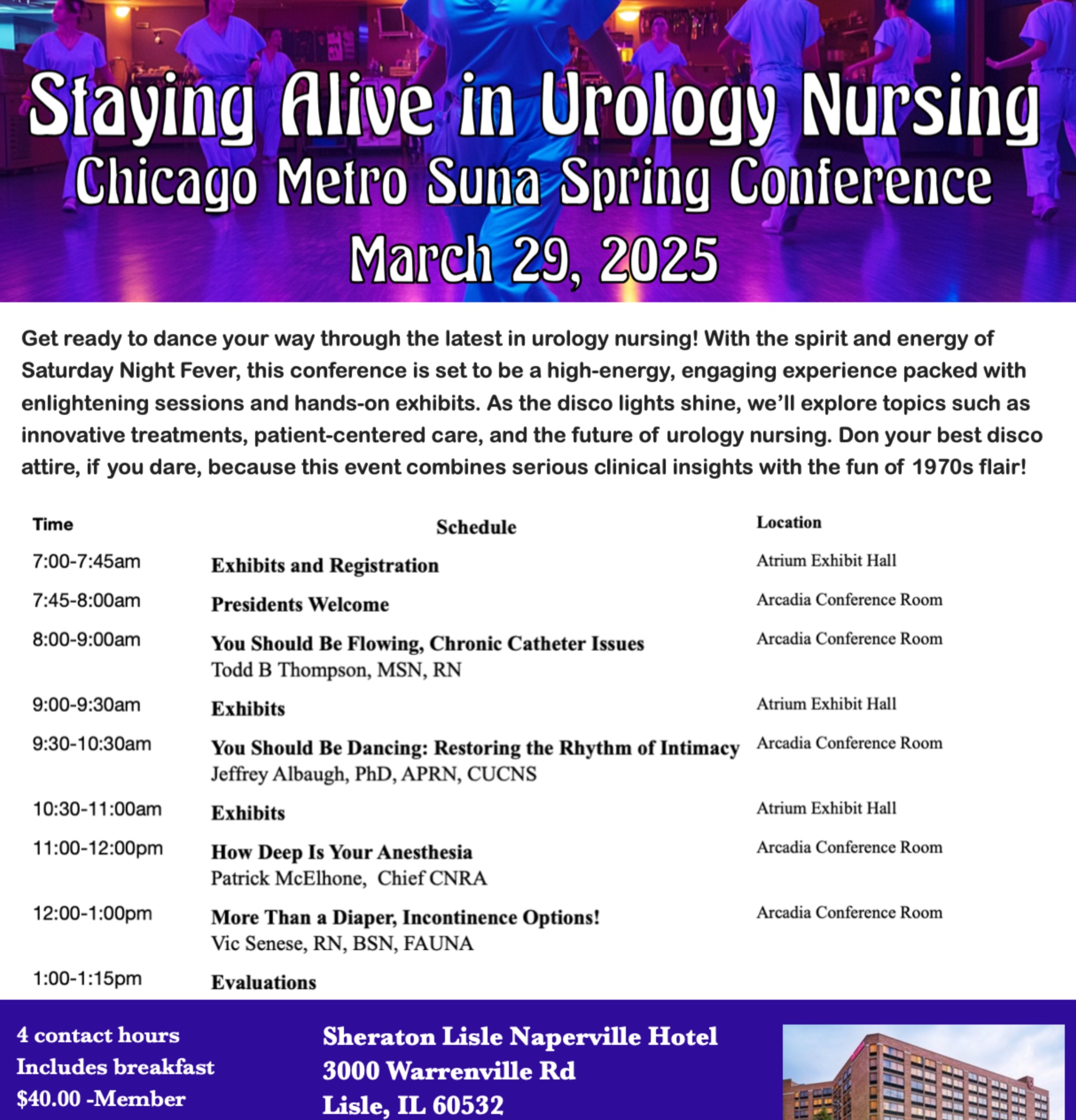Chicago Metro SUNA Annual Spring Conference - Complimentary Registration