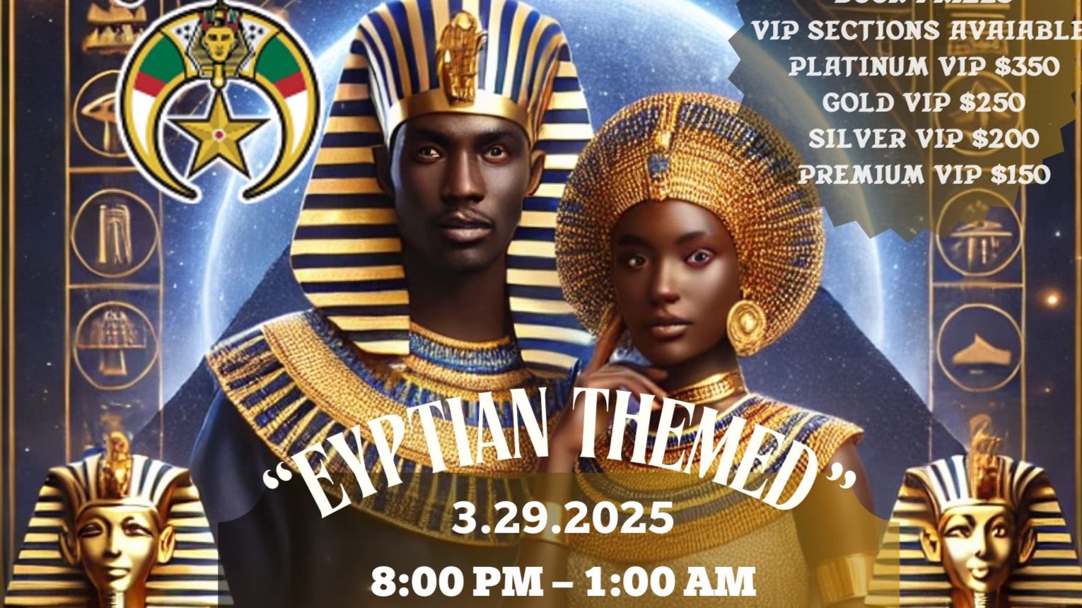 Medji Temple No. 45 Pharaohs & Goddesses Egyptian Party