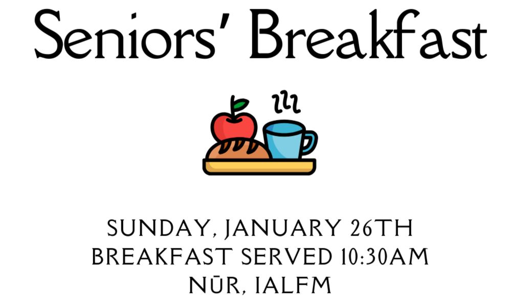 January Seniors' Breakfast