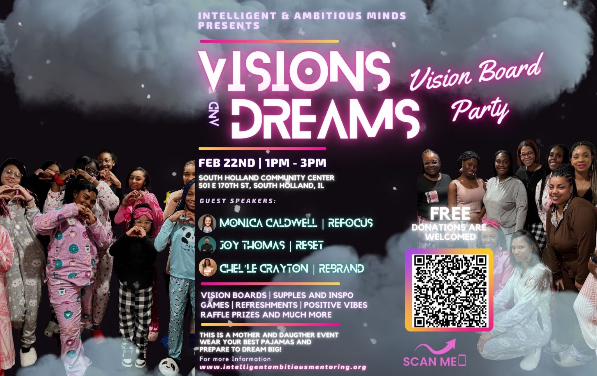 Vision & Dreams 2025 Vision Board Party
