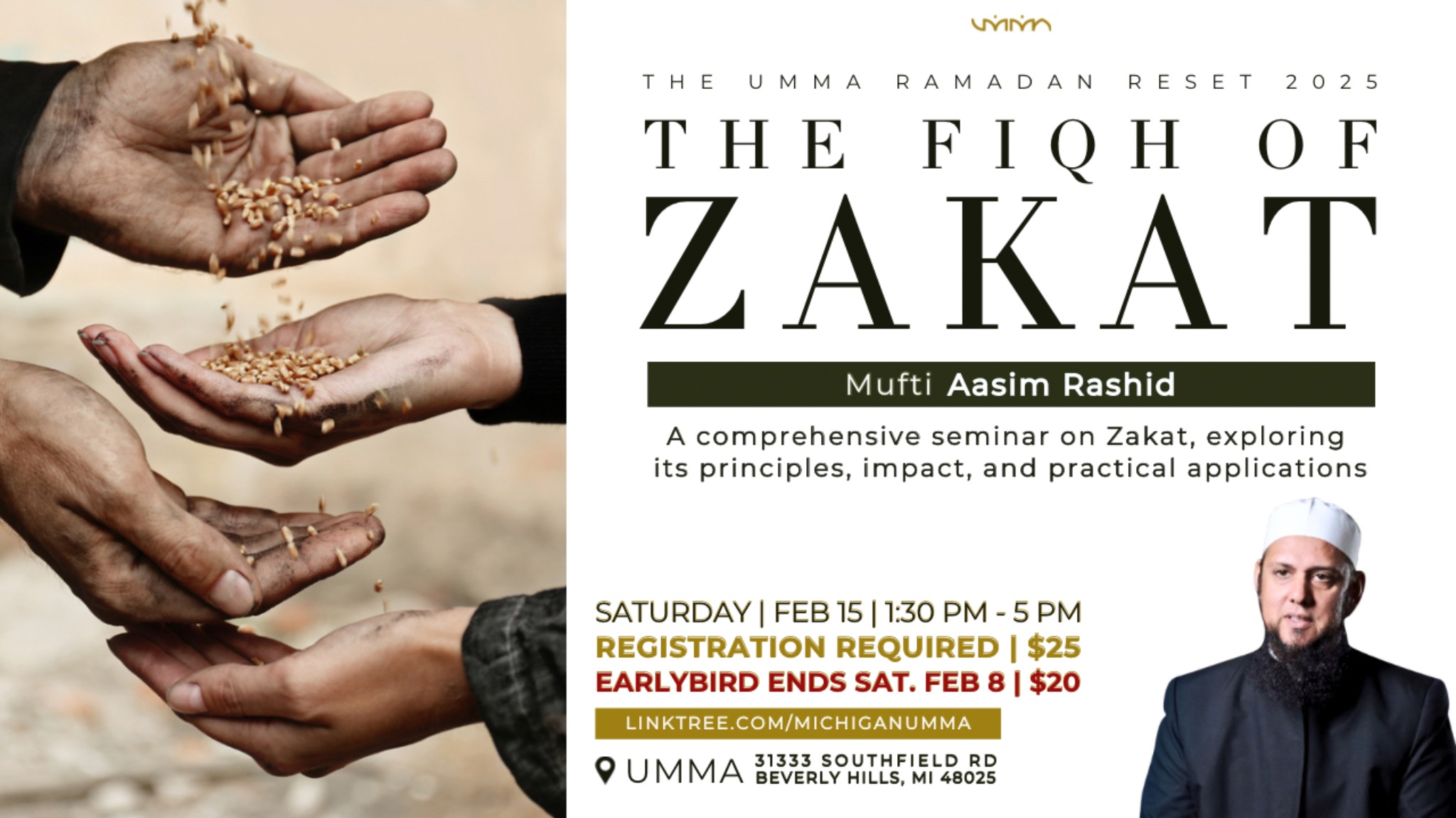 THE UMMA RAMADAN RESET: Zakat Seminar | Mft. Aasim Rashid
