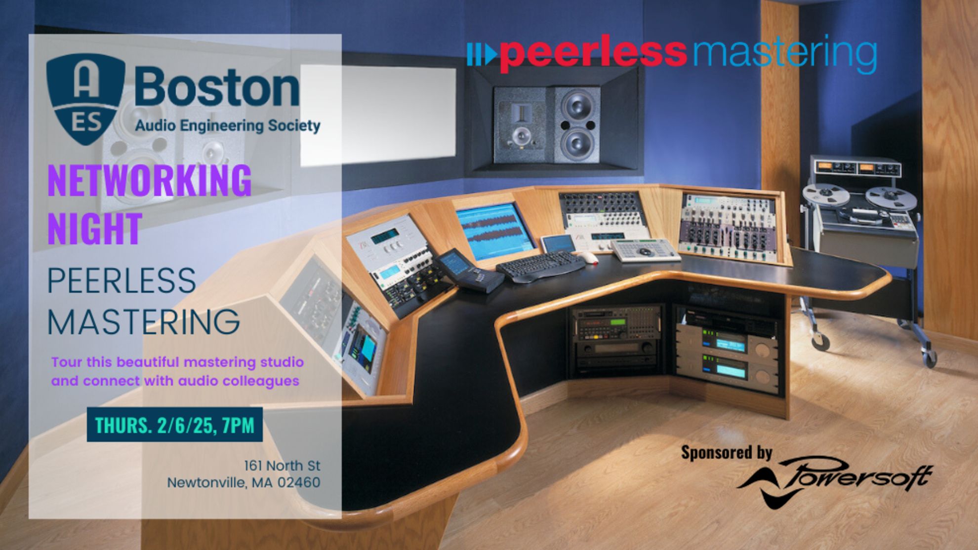 AES Boston presents Peerless Mastering