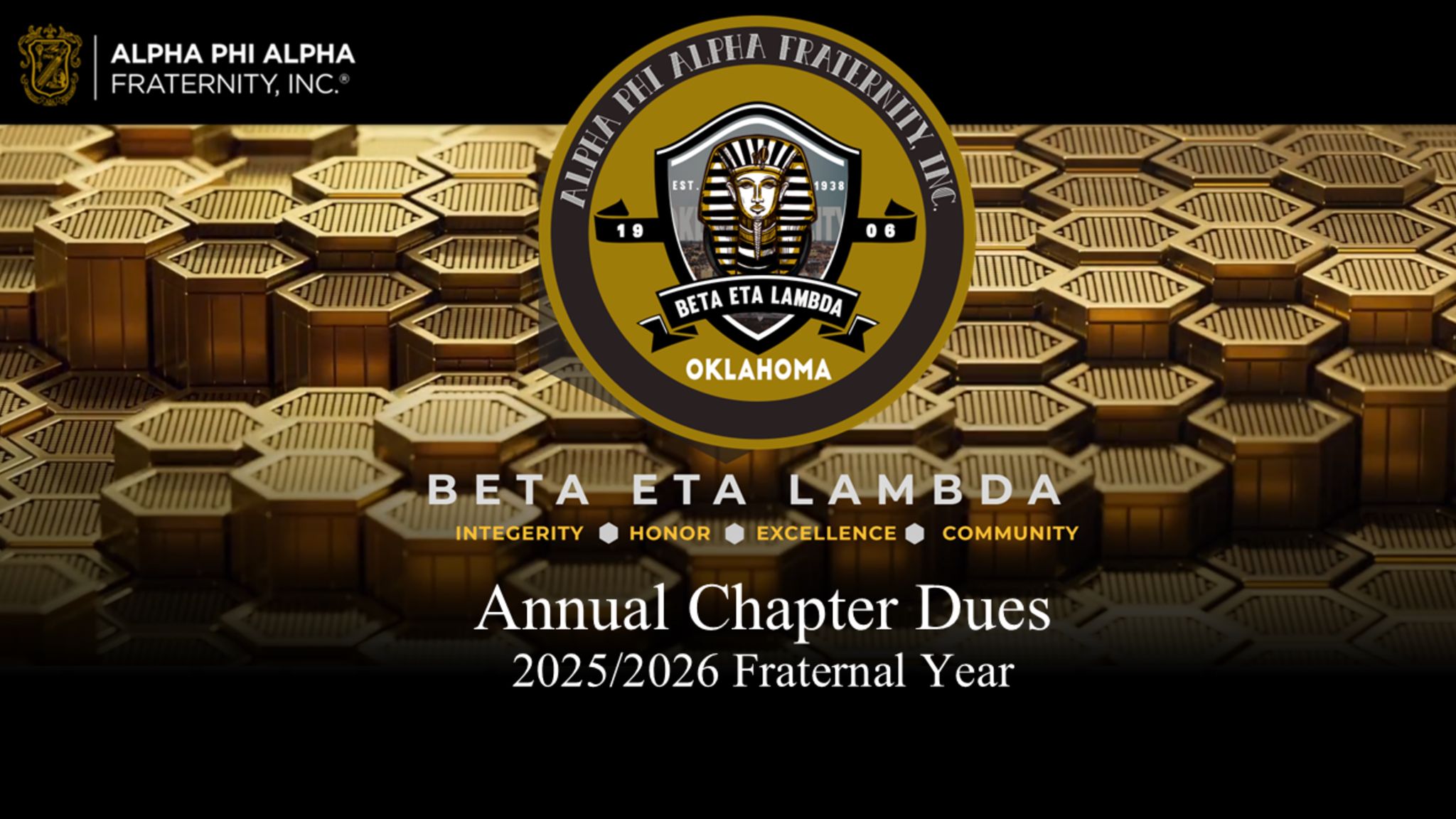 2025/2026 BHL Chapter Membership Dues Fraternal Year